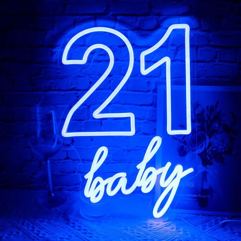 Neon Numbers - Bright and Bold Decor for Any Occasion – LitHouseNumberSigns