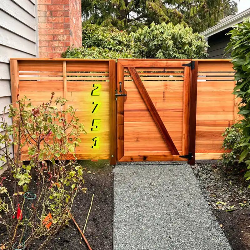 Solar Lighted Address Sign - Low voltage Lighted Address Sign ...